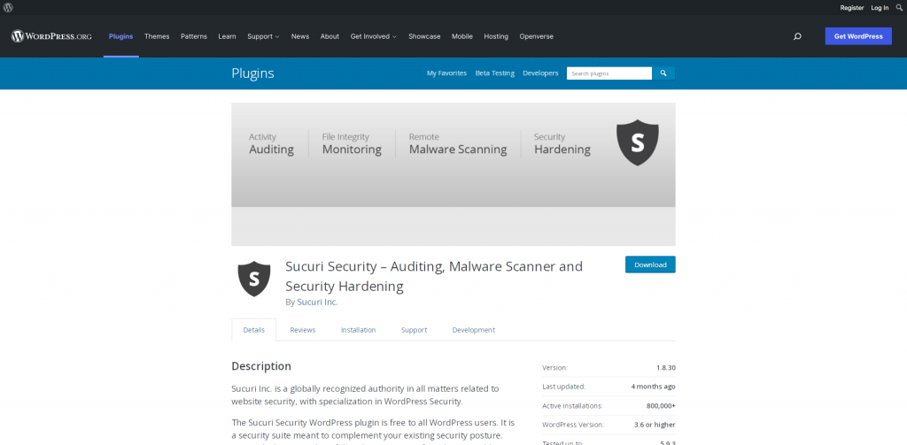 Sucuri Security Auditing Malware Scanner And Security Hardening