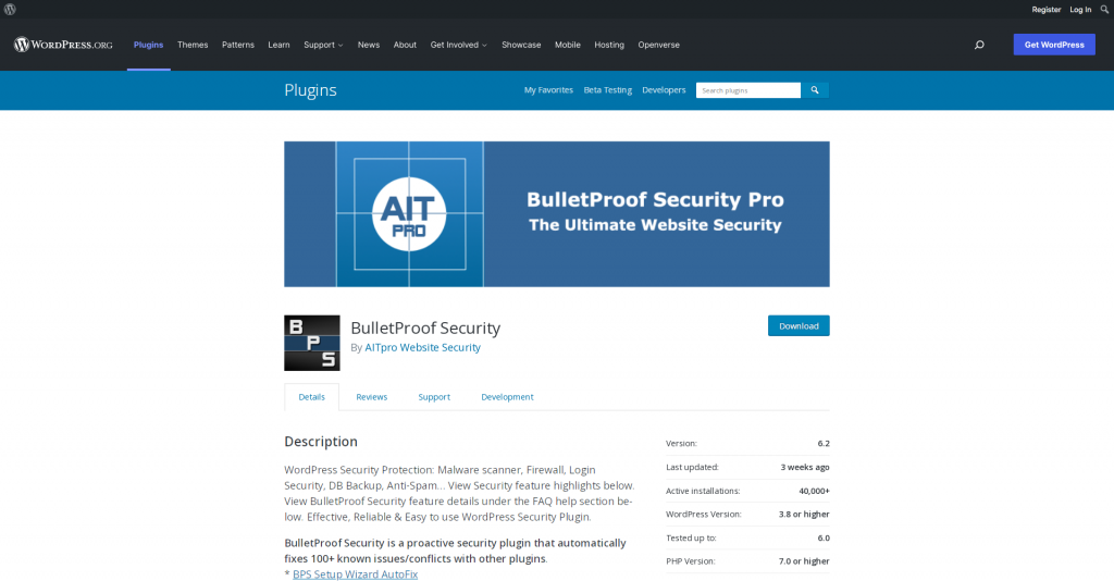 BulletProof Security